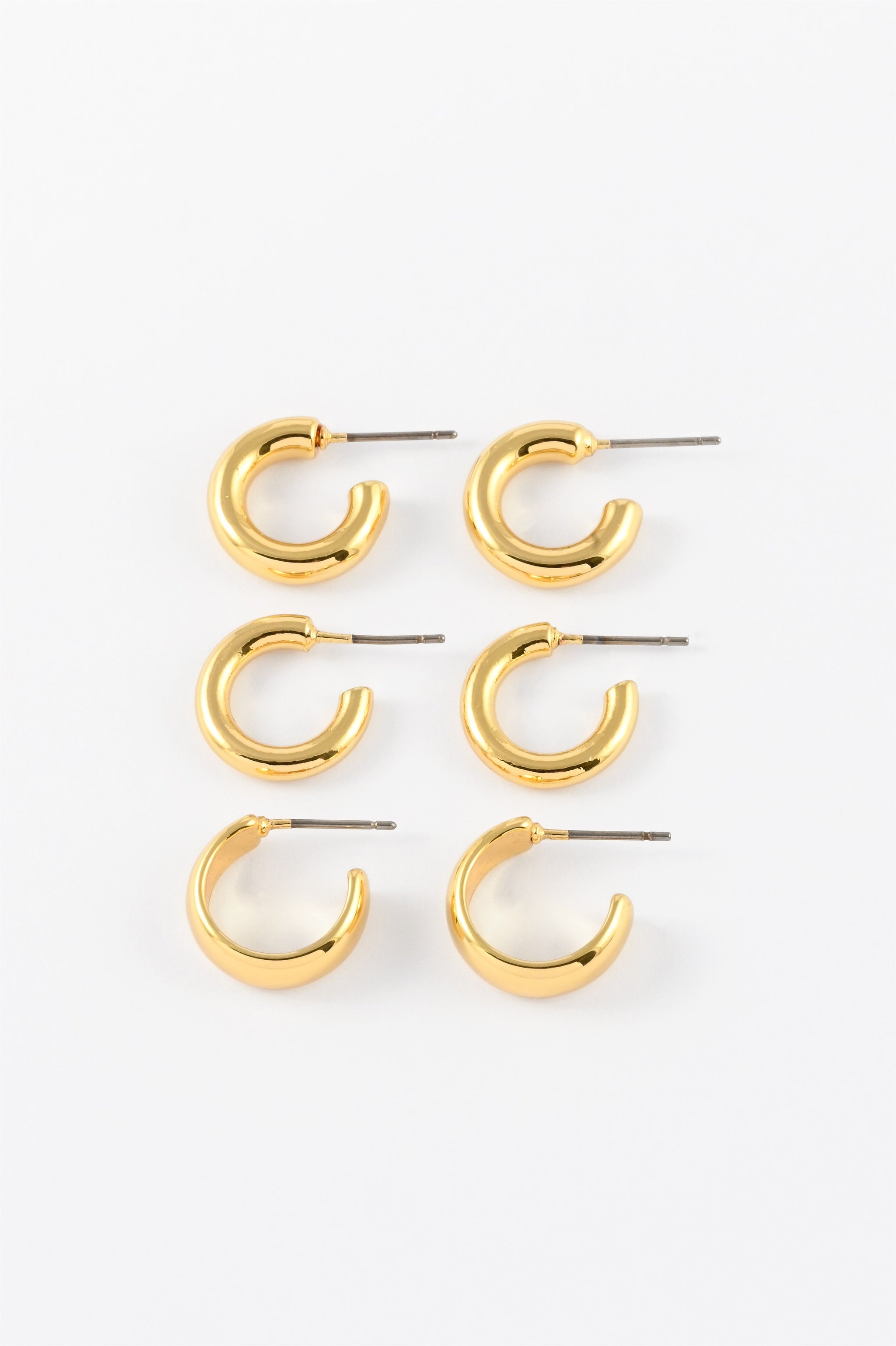 GOLD BUBBLE GEOMETRIC HOOP PACK